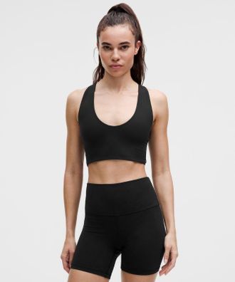 lululemon Soutien-gorge Bend This &agrave; encolure d&eacute;gag&eacute;e et crois&eacute;e Maintien l&eacute;ger, bonnets A-C pour Femmes - Taille XXS/XS