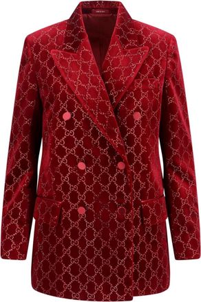 Gucci Doppelblazer Mit Gg-Kristallen