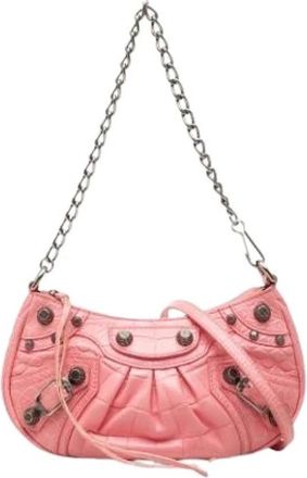 Balenciaga Sac bandouli&egrave;re Le Cagole Pre-owned - Femme - Pre-owned - Rose - Taille: ONE Size