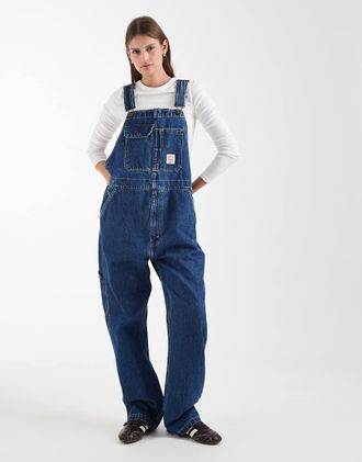 Levi's salopette en jean ample Workwear bleu moyen