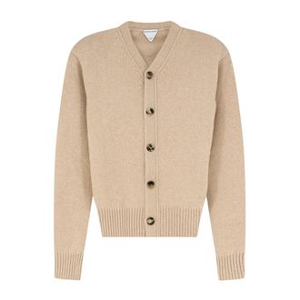 Bottega Veneta Kaschmir-Mischung Cardigan - - Knitwear - Damen - Beige - L
