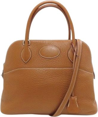 Herm&egrave;s Sac &agrave; main vintage doccasion - Femme - Pre-owned - Brun - Taille: ONE Size