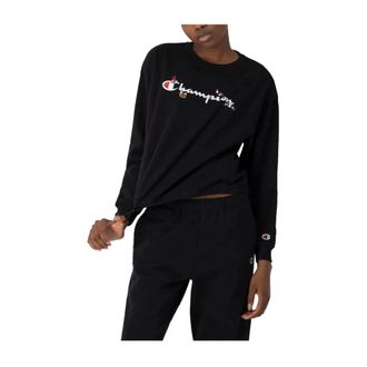 Champion Sweatshirt - - Sweatshirts & Hoodies - Damen - Schwarzk - XS
