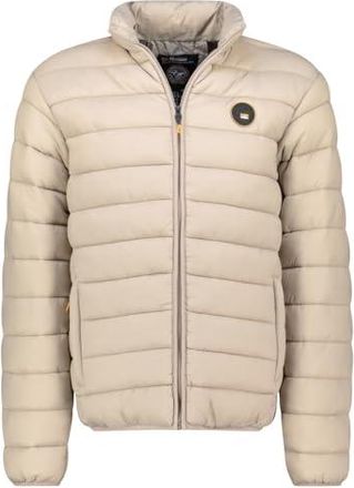Geographical Norway Amigomap Basic Homme - Doudoune Fine L&eacute;g&egrave;re et Chaude - Veste Matelass&eacute;e &agrave; Capuche - Blouson Isolant Id&eacute;al Automne Hiver Outdoor (Beige M)