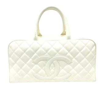 Chanel Pre-owned Cuir sacs-chanel - Femme - Pre-owned - Blanc - Taille: ONE Size