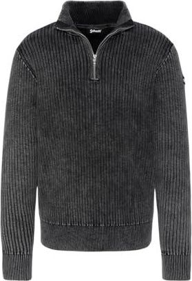 Schott NYC Schott Pull Camionneur Homme Ref 66913 Noir - Noir - M
