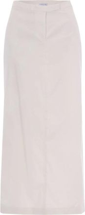 Patrizia Pepe Femme, Jupes, Blanc, Taille: 40 FR Midi Skirt