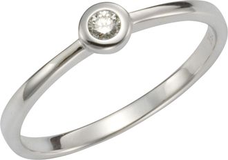 Orolino Ring 750 Gold 1x Brillant 0,07ct