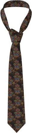 Generic Cravate Pour Homme Main De Hamsa G&eacute;om&eacute;trique Culture Color&eacute;e Confortable Tie Classique Cravate Pour Remise De Dipl&ocirc;me Travail F&ecirc;te
