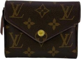 Louis Vuitton Portefeuille Tri-fold Pre-owned - Femme - Pre-owned - Brun - Taille: ONE Size