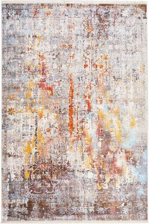 Novel Vintage-Teppich Smarkand, Grau, Mehrfarbig, Textil, Abstraktes, rechteckig, 160x235 cm, ISO 9001, Bsci, Oeko-Tex Standard 100, strapazierf&auml;hig, Teppic