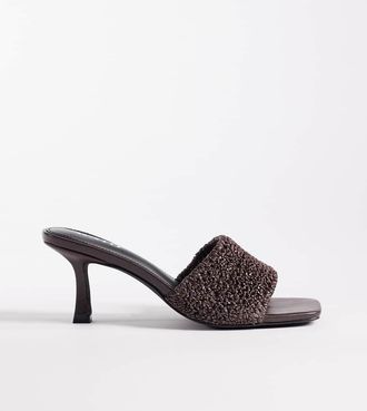 Raid RAID Wide Fit - Caprice - Sandaletten in Braun mit Kitten-Absatz-Brown