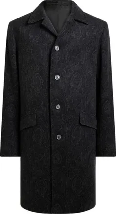 Etro Einknopfmantel - - Coats - Herren - Blau - M