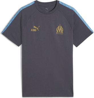 Puma T-shirt KING Olympique de Marseille Homme, Accessoires, Gris, XXL