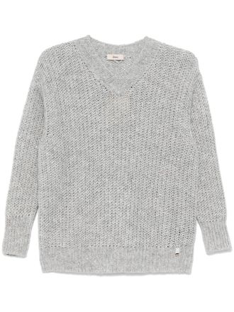 Herno pull orné de sequins - Gris