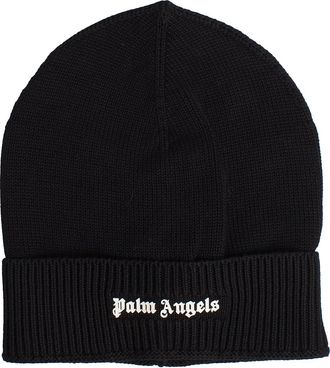Palm Angels Herren- und Damen-Strickm&uuml;tze mit Logo PMLC022S22KNI0011001