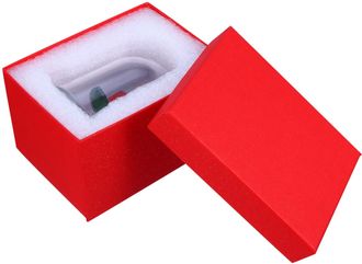 PartyKindom Kristall Blume Ornament in Glaskuppel Handgemachte Konservierte Rosenfigur Tischdeko Für Hochzeit Und Valentinstag