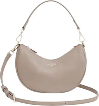 Lacoste Femme, Sacs, Gris, Taille: ONE Size Petit sac lune Champs-&Eacute;lys&eacute;es
