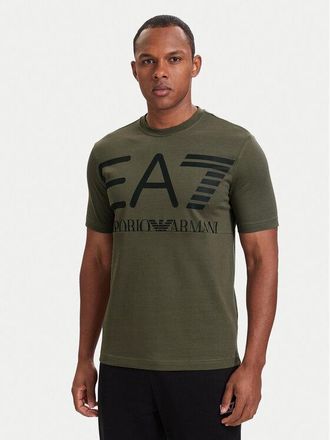 Emporio Armani T-Shirt 7M002200 AF27188 U7014 Gr&uuml;n Regular Fit