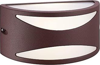 Wonderlamp W-T000052 Wandleuchte für den Außenbereich, modern, klassisch, wasserdicht, IP54, rostbraun, Glühbirne E27