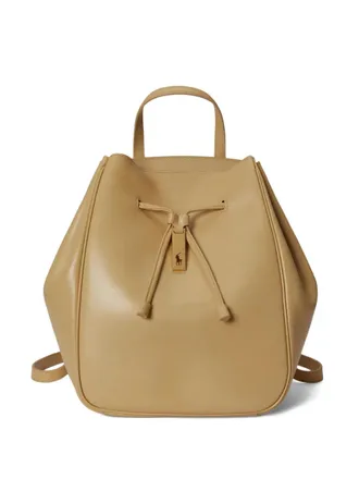 Polo Ralph Lauren sac &agrave; dos &agrave; lien de resserrage - Tons neutres