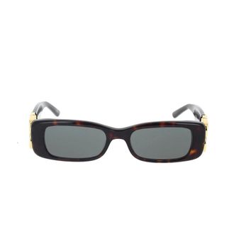 Balenciaga Dynasty Rectangle Sonnenbrille - - Accessories - Damen - Braun - 51 MM