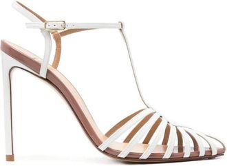 Francesco Russo Femme, Chaussures, Blanc, Taille: 41 EU R1S502 Cage Sandal