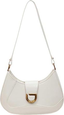 Generic Kexpery Sac &agrave; Main Femme en Cuir PU Sac Croissant Polyvalent avec Bandouli&egrave;re D&eacute;tachable pour &Eacute;cole Travail et Quotidien