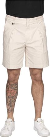 Paolo Pecora Homme, Shorts, Beige, Taille: M Bermuda 1272