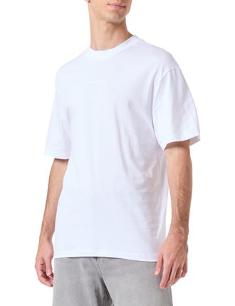 Jack & Jones Herren Jcoblurfloor Tee Ss Crew Neck T-Shirt, Wei&szlig;, XXL