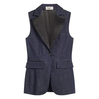 Pence 1979 Pence 1979, Femme, Vestes, Bleu, Taille: 44 FR Diva Vest