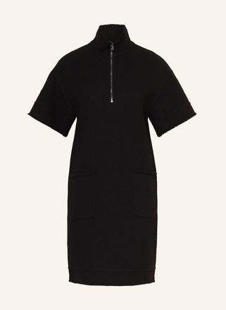 Max Mara Tweed-Kleid Savana schwarz
