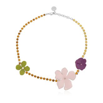 Marni Kristall-Halskette - - Accessories - Damen - Mehrfarbig - ONE SIZE