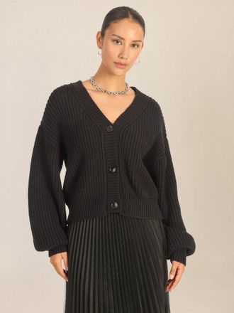 Apart Strickjacke mit Knopfleiste