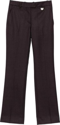 Burberry Checked Wool Trousers