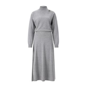 Fabiana Filippi Robe en maille - Femme - Robes - Gris - Taille: 40 FR