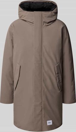 Khujo Jacke mit Label-Patch und Kapuze