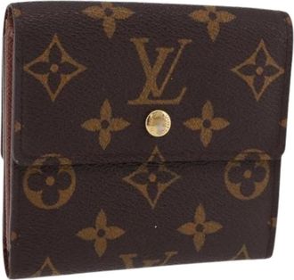 Louis Vuitton Portefeuille vintage Louis Vuitton en toile Monogram pr&eacute;-poss&eacute;d&eacute; - Femme - Pre-owned - Brun - Taille: ONE Size
