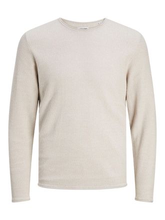 Jack & Jones Male Strickpullover Einfarbig Strickpullover