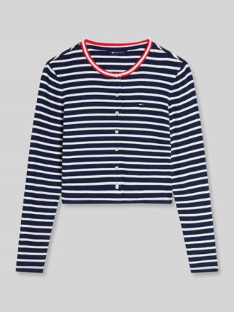 Tommy Jeans Slim Fit Cardigan aus Viskose-Mix