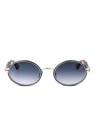 Maybach Eyewear Sonnenbrille mit ovalem Gestell - Blau