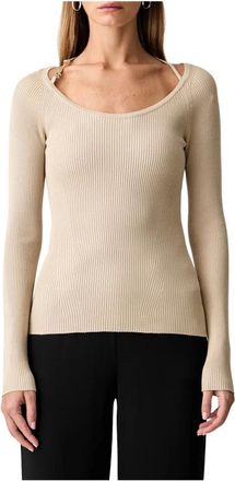 Guess Damen, Strickwaren, Beige, LGr&ouml;&szlig;e