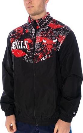 New Era Veste NBA Chicago Bulls Panel Track Noir