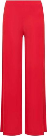 Maliparmi Maliparmi, Femme, Pantalons, Rouge, Taille: 38 FR Soft Jersey Pantalons