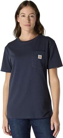 Carhartt Work in Progress Pocket Short-Sleeve T-Shirt, Navy, X-Large Femme
