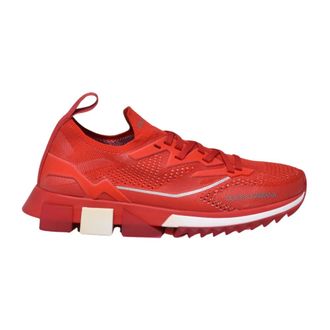 Dolce & Gabbana Homme, Chaussures, Rouge, Taille: 42 EU Baskets Stretch