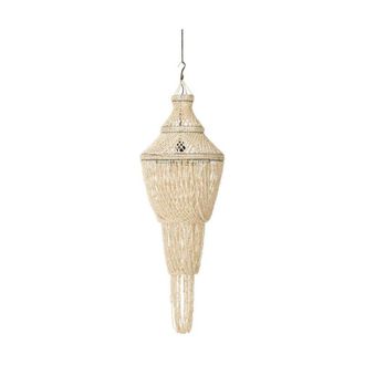Paris Prix Lampe Suspension Coquillage Daisy 176cm Naturel