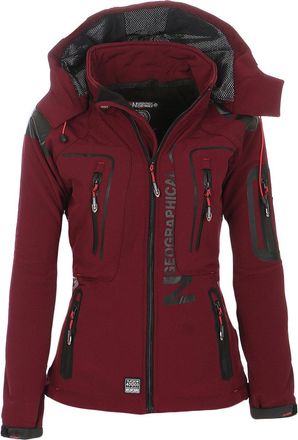 Geographical Norway Tislande Damen Softshell Jacke Burgundy Gr. M