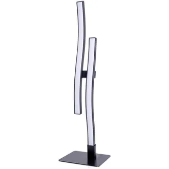 N&auml;ve Lampe de table lampe dappoint lampe de bureau LED m&eacute;tal noir lampe design
