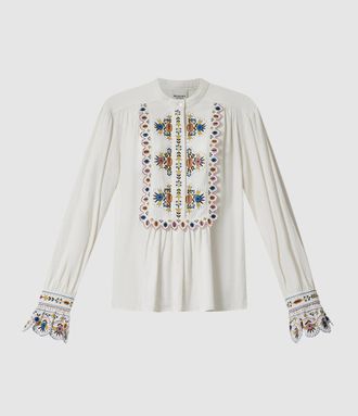 Isabel Marant Top Monique Ecru